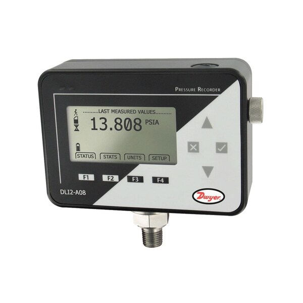 Dwyer Instruments Data Logger, Pressure Data Logger DLI2-G08 | Zoro